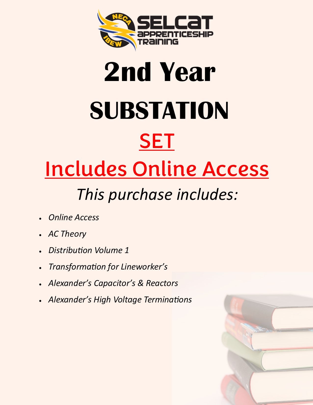 2nd Year Substation Book Set--Includes Online Access – SELCAT ...